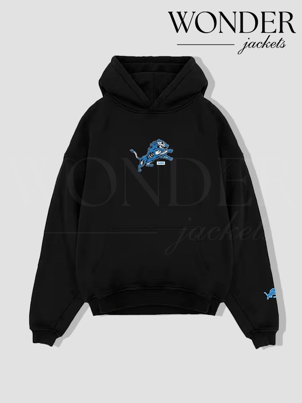 SANA x Detroit Lions Skeleton Hoodie - Wonder Jackets
