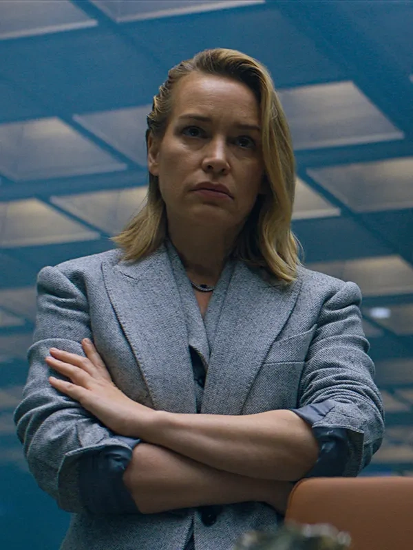 Buy Butterfly 2025 Piper Perabo Grey Blazer - Wonder Jackets