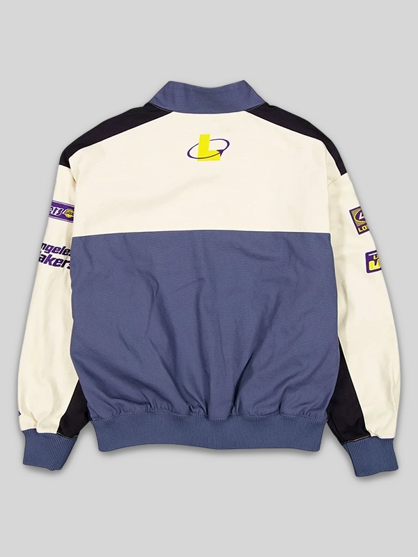 Buy New Era Los Angeles Lakers Motorsports Jacket Blue