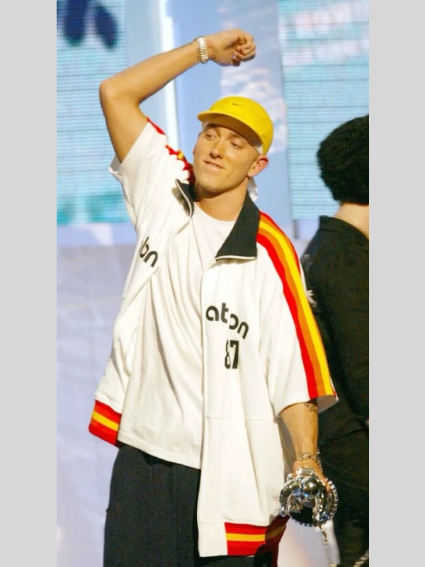 Buy Eminem Pnb Nation White Jacket - Wonder Jackets
