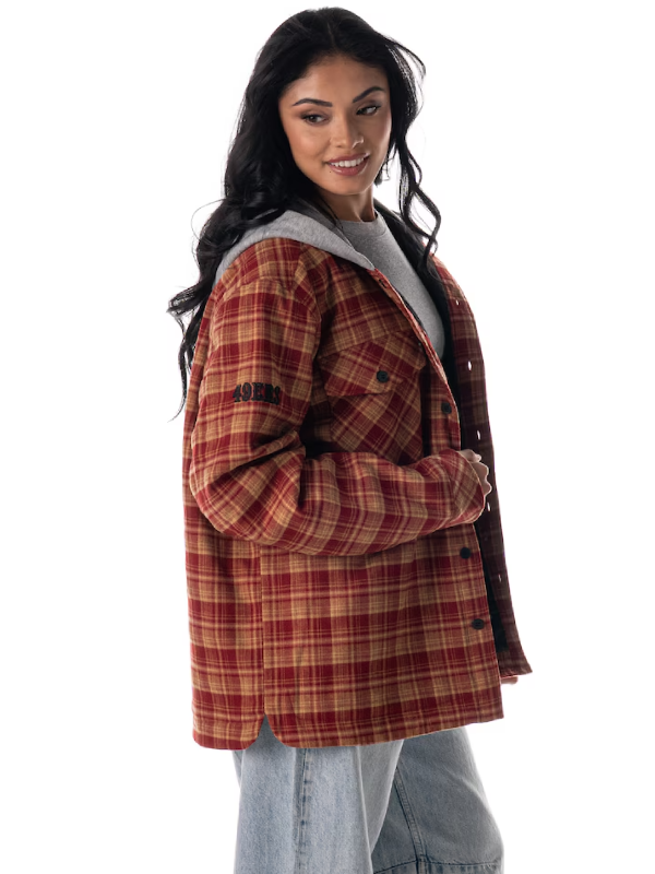 The Wild Collective San Francisco 49ers Pride Flannel Jacket