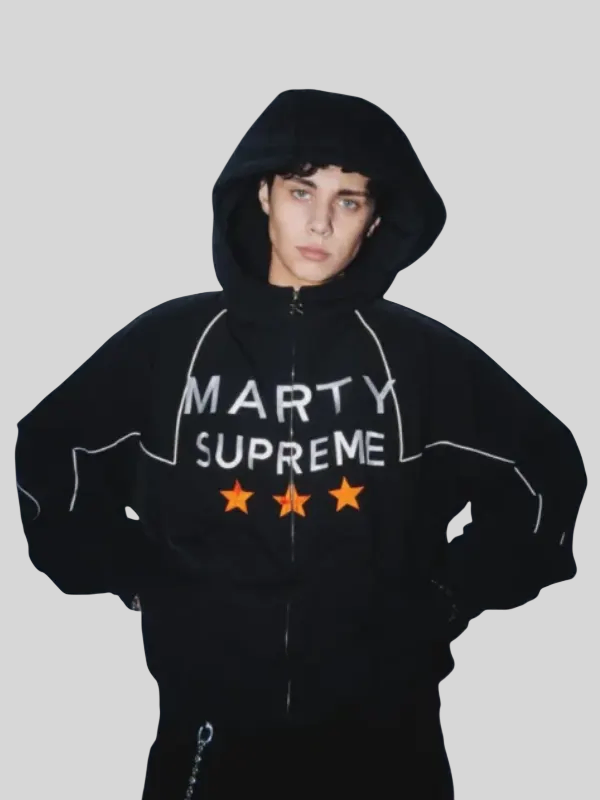 Landon Barker Marty Supreme Jacket Black - Wonder Jackets