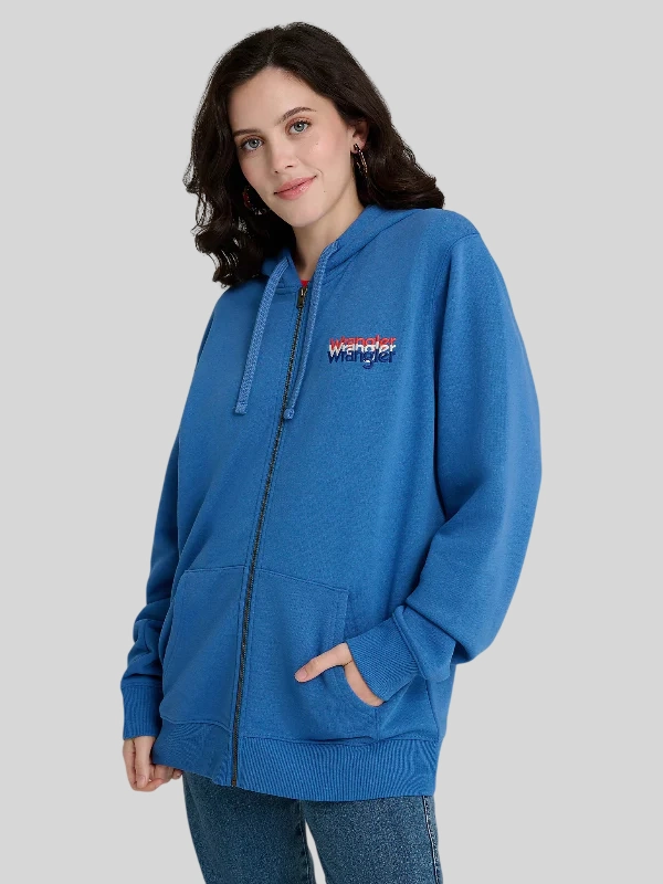 Buy Stranger Things Wrangler Eleven Hoodie Blue
