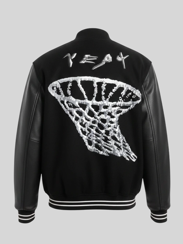 Buy Yeat x Nike Black Varsity Jacket - Wonder Jackets